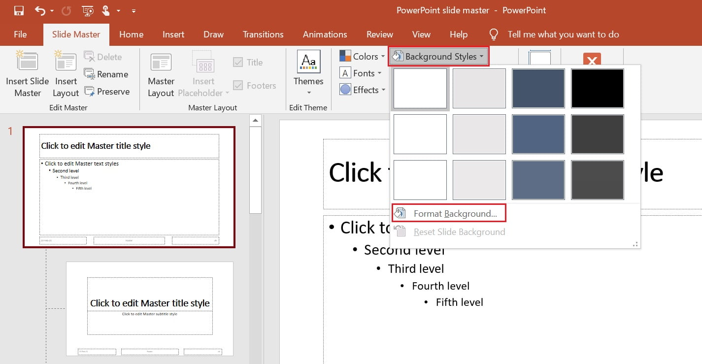 How Slide Master Works in PowerPoint