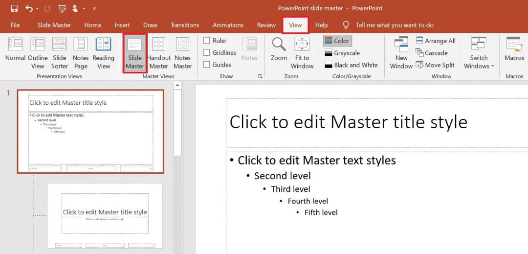 How Slide Master Works in PowerPoint