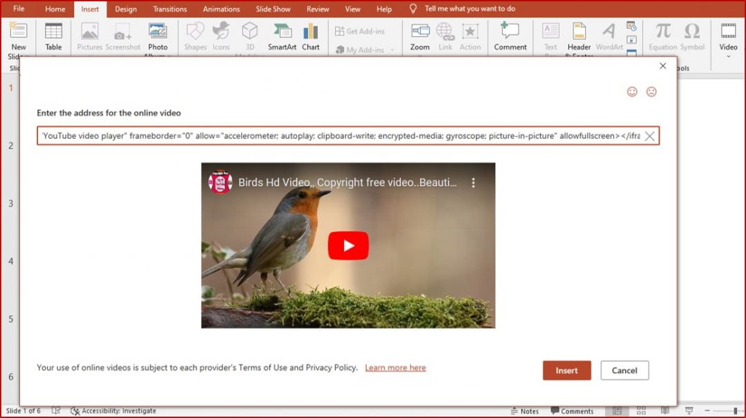 How to embed a video in PowerPoint presentations | Easy Learn Methods