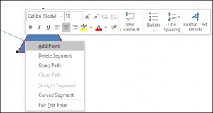 What are the 3 types of PowerPoint connectors